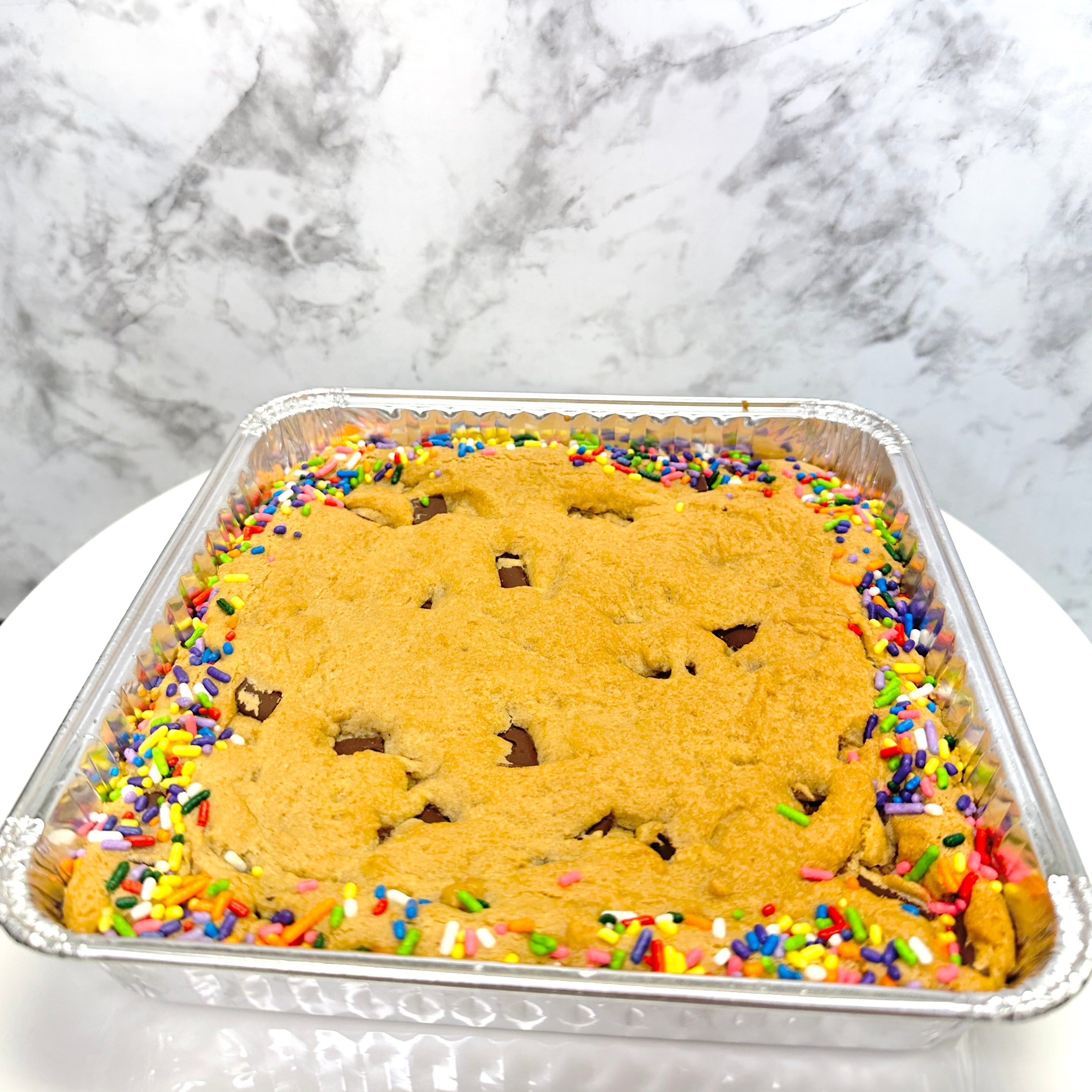 Gluten Free Vegan Chocolate Chunk Cookie Cake | Sweet Ali's