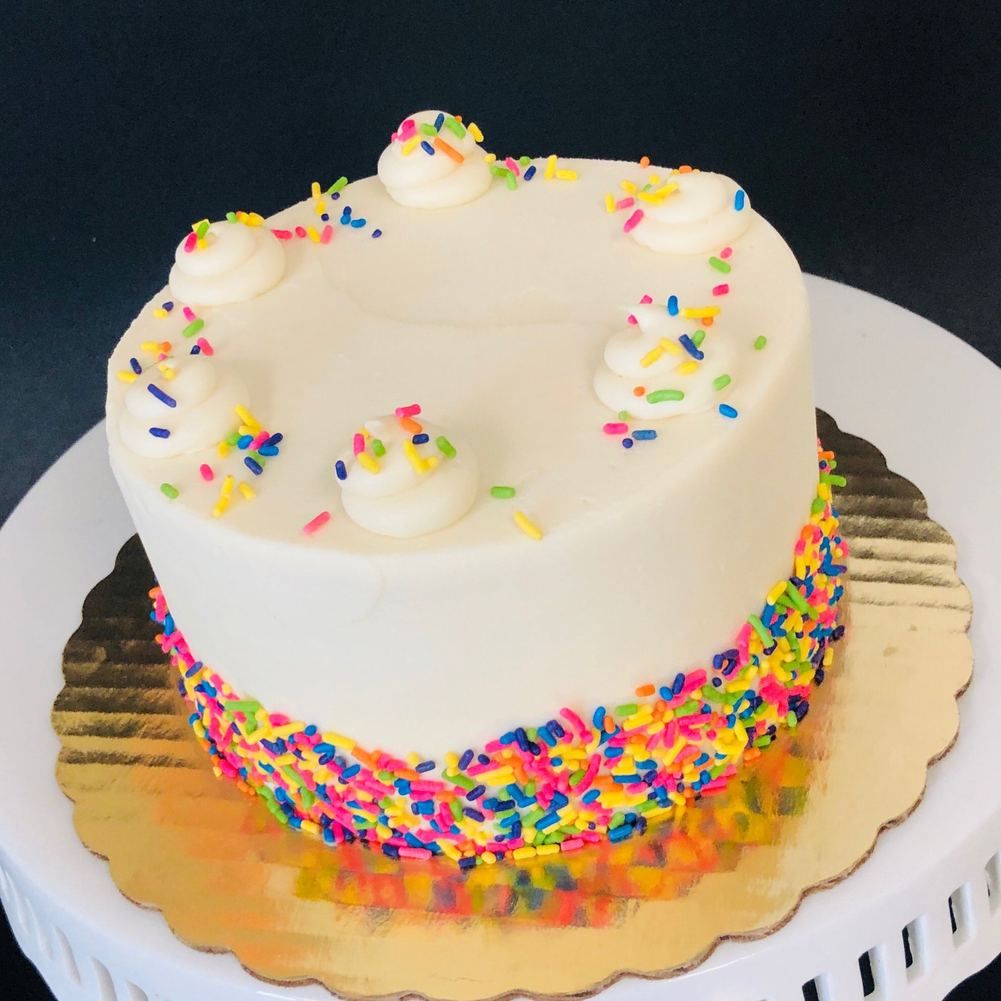Gluten-free Dairy-free Confetti Cake | Sweet Ali's